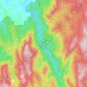 Mapa topográfico Murrindindi River Natural Features and Scenic Reserve ...